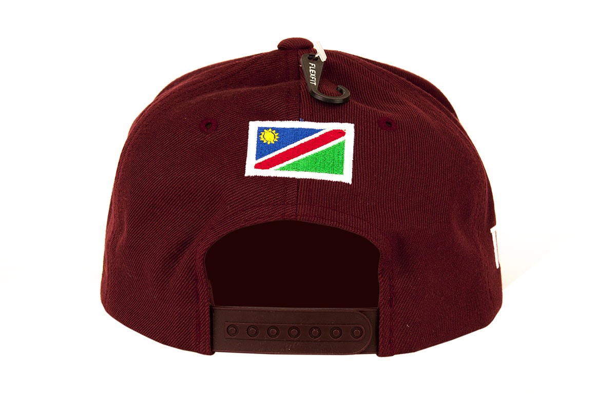 SB12153 – Wool Blend Maroon X-Shape Snapback - N!A Caps